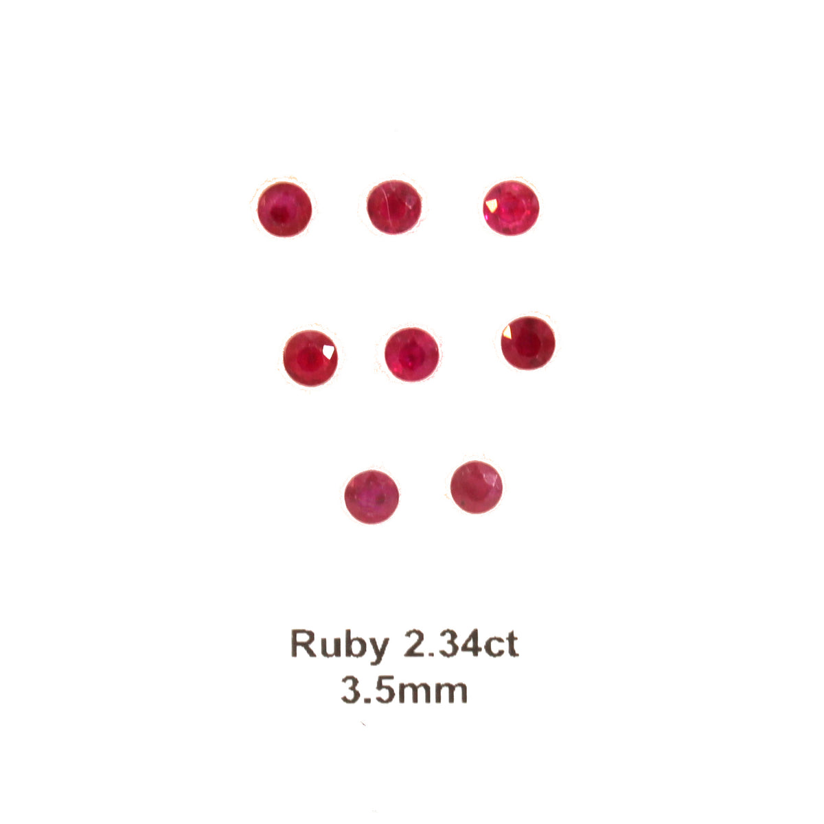 Ruby Round 3.5mm – House of Bond