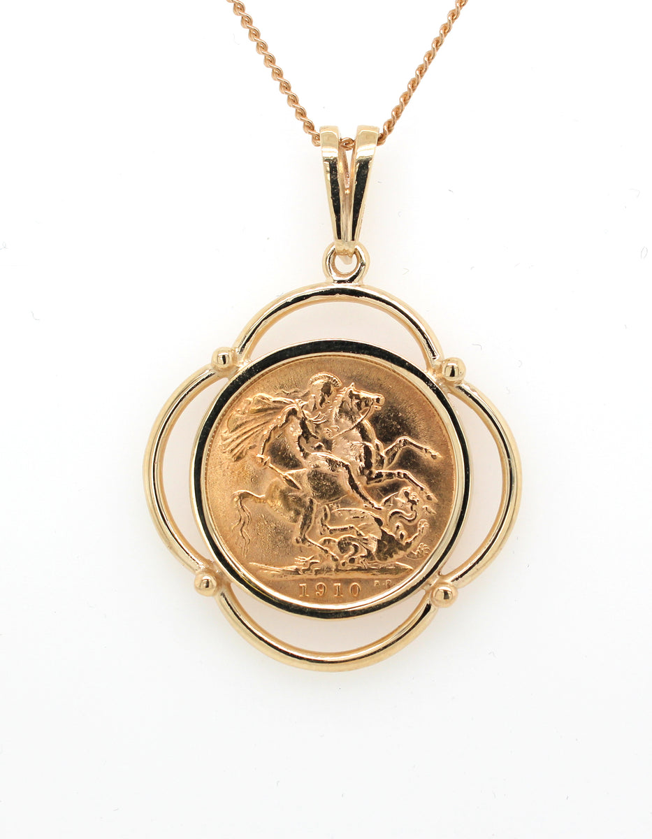 Looped Full Sovereign Pendant Mount – House of Bond